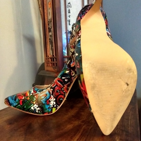 Shoes | Graffiti High Heels | Poshmark